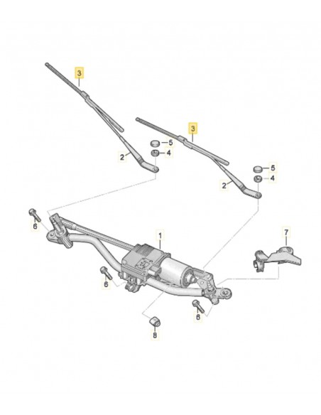 Stergatoare Parbriz, Lamela Tip Aeroblade Set 609/509 mm VW-AUDI ...