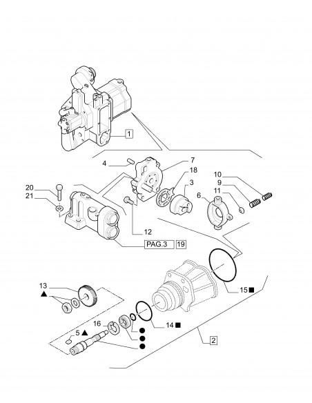 Hydraulic Pump, Transmission 5185294, 51852940, 00950, 567/1/00950