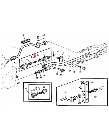 Ball, Additional Hydraulic Oil Reservoir, Transmission John Deere L38741