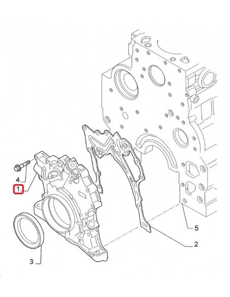 Oil Pump, Engine 2830310, 2830912, 2830913