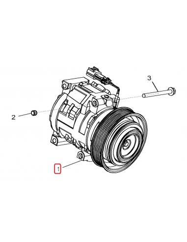 Air Conditioning Compressor John Deere AT367640, RE284680, RE326205 ...